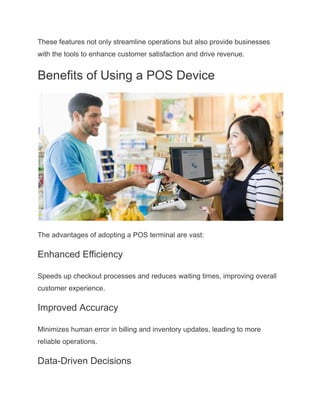 What is a POS Terminal? Features, Benefits & How to Choose? | PDF