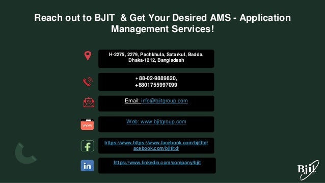 What is application management services (ams)? | PPTX | Business ...