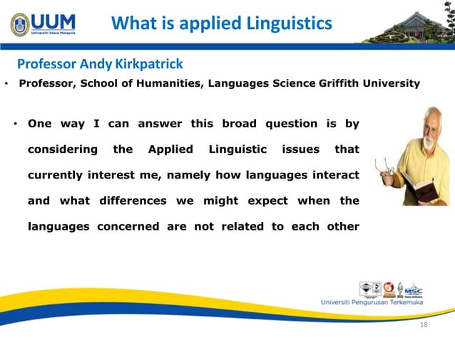 What is applied linguistics | PPTX