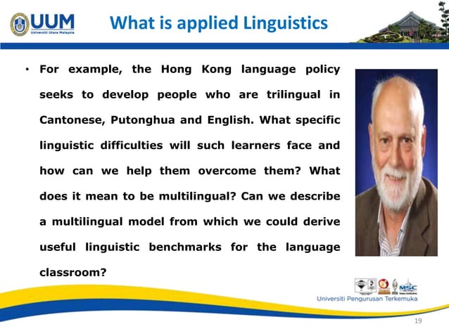 What is applied linguistics | PPTX