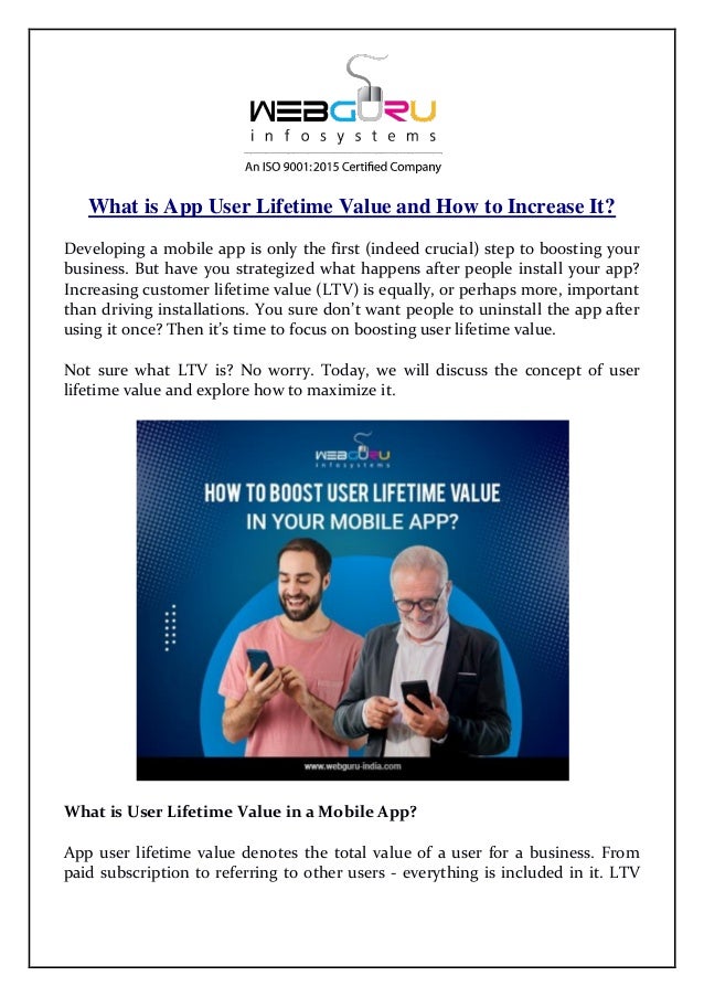 What is app user lifetime value and how to increase it? | PDF