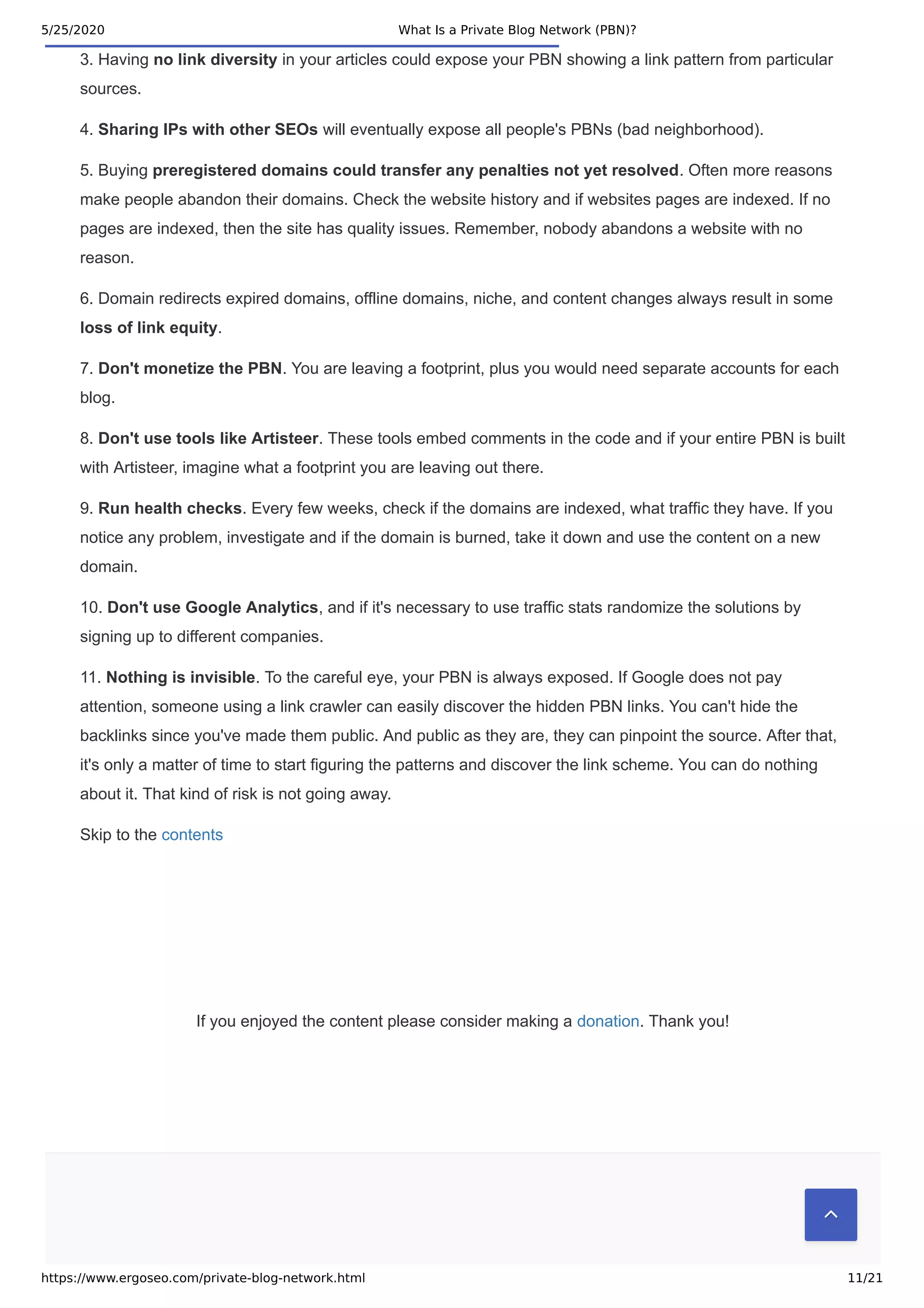 What is a Private Blog Network (PBN) | PDF