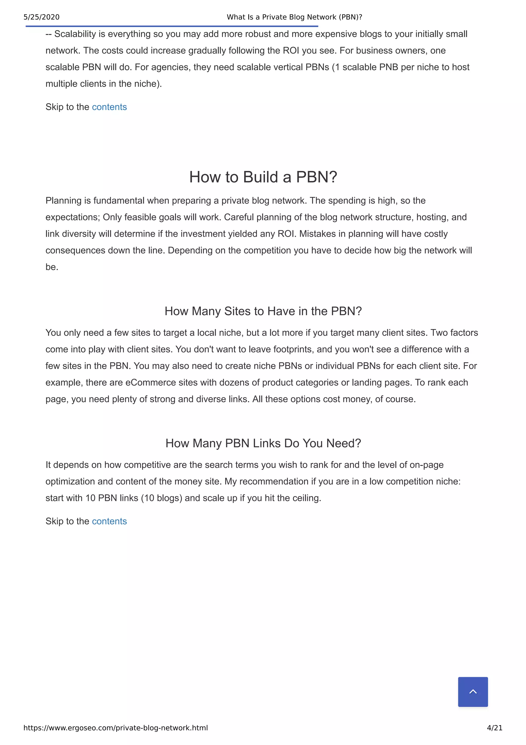 What is a Private Blog Network (PBN) | PDF