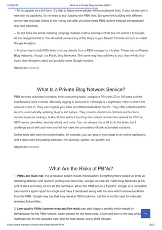 What is a Private Blog Network (PBN) | PDF