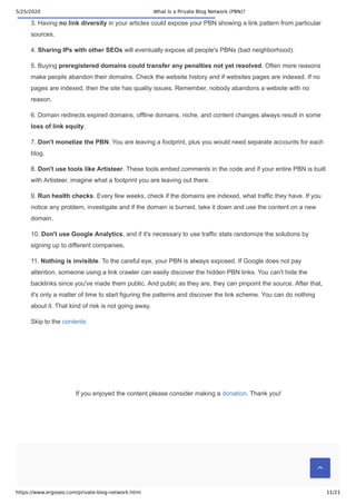 What is a Private Blog Network (PBN) | PDF