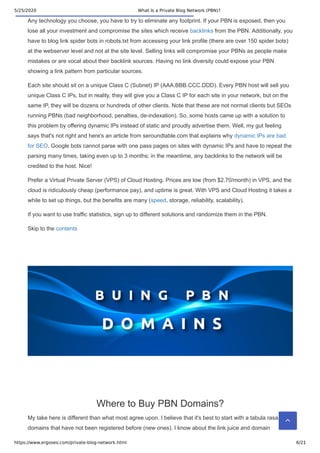 What is a Private Blog Network (PBN) | PDF