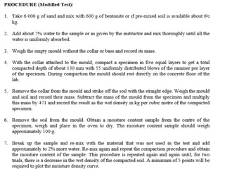 proctor test and compaction | PPTX