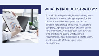 What is a Product Strategy What are the essential components of Product ...