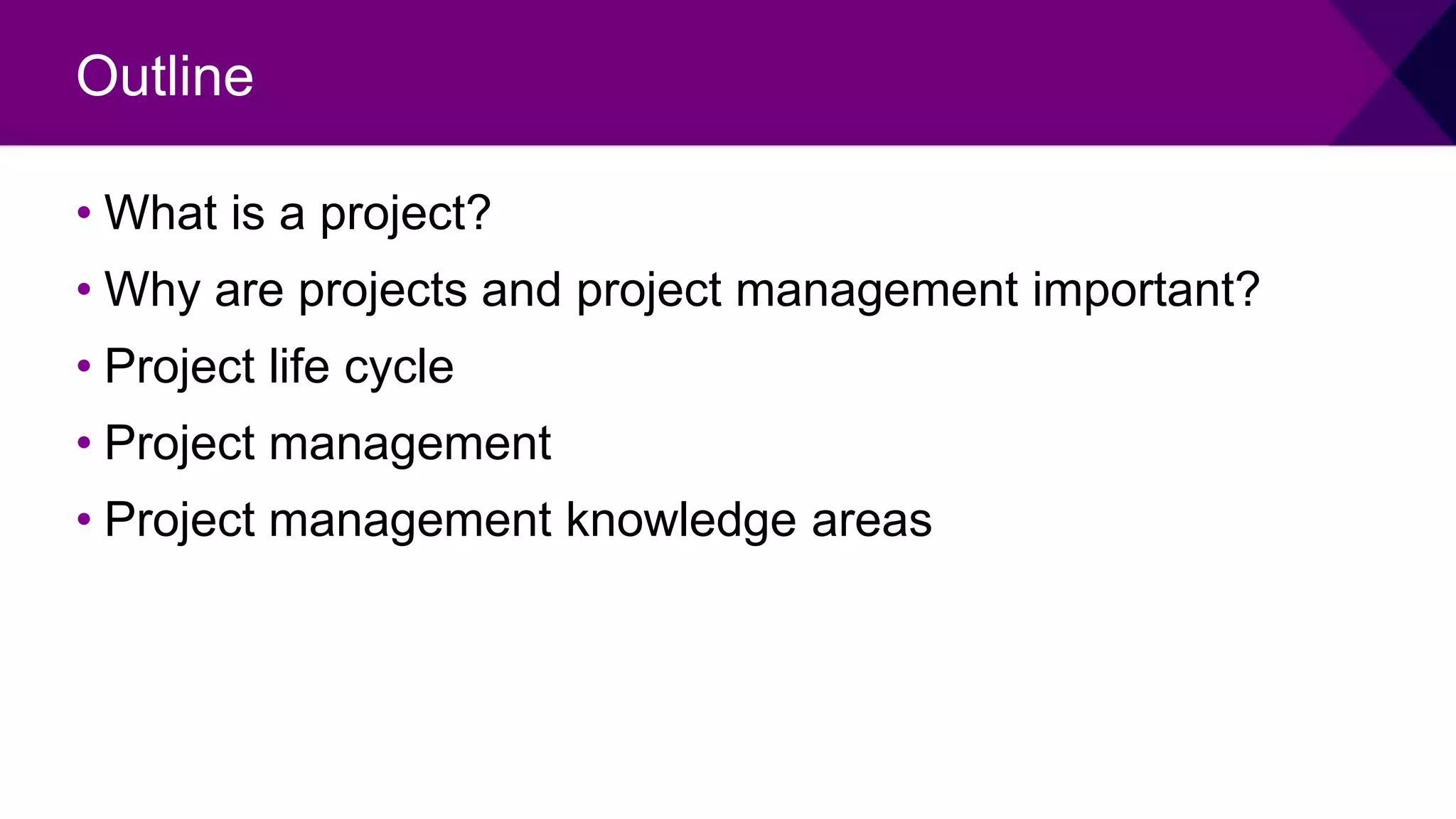 What is a project | PPTX