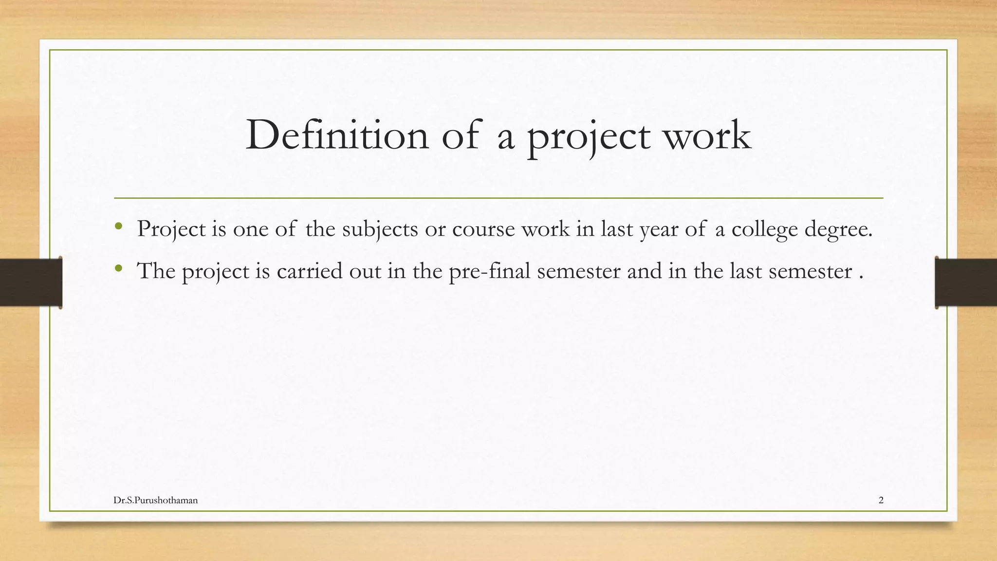 What is a project in the college.pptx