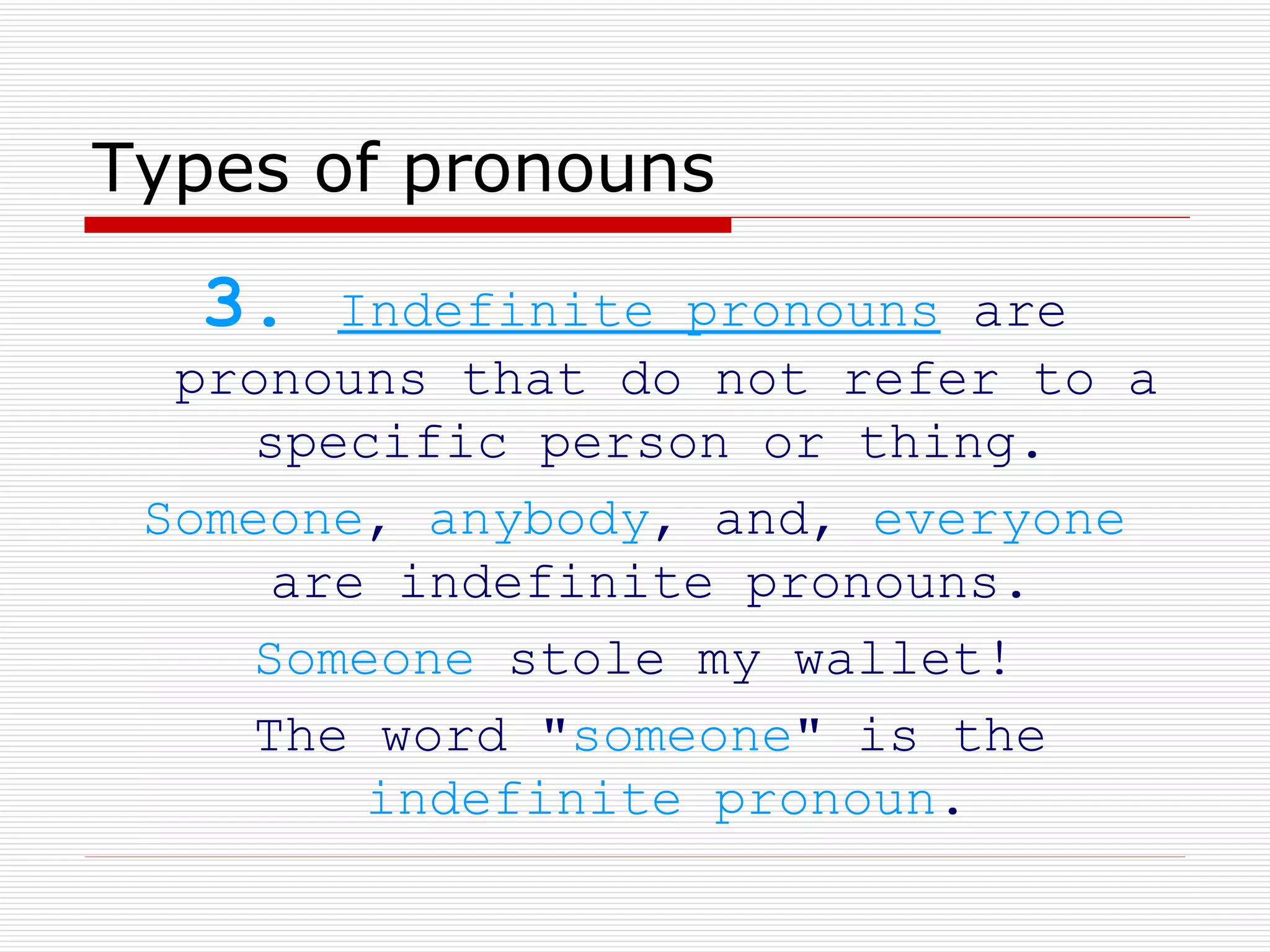 Pronouns and Nouns | PPT