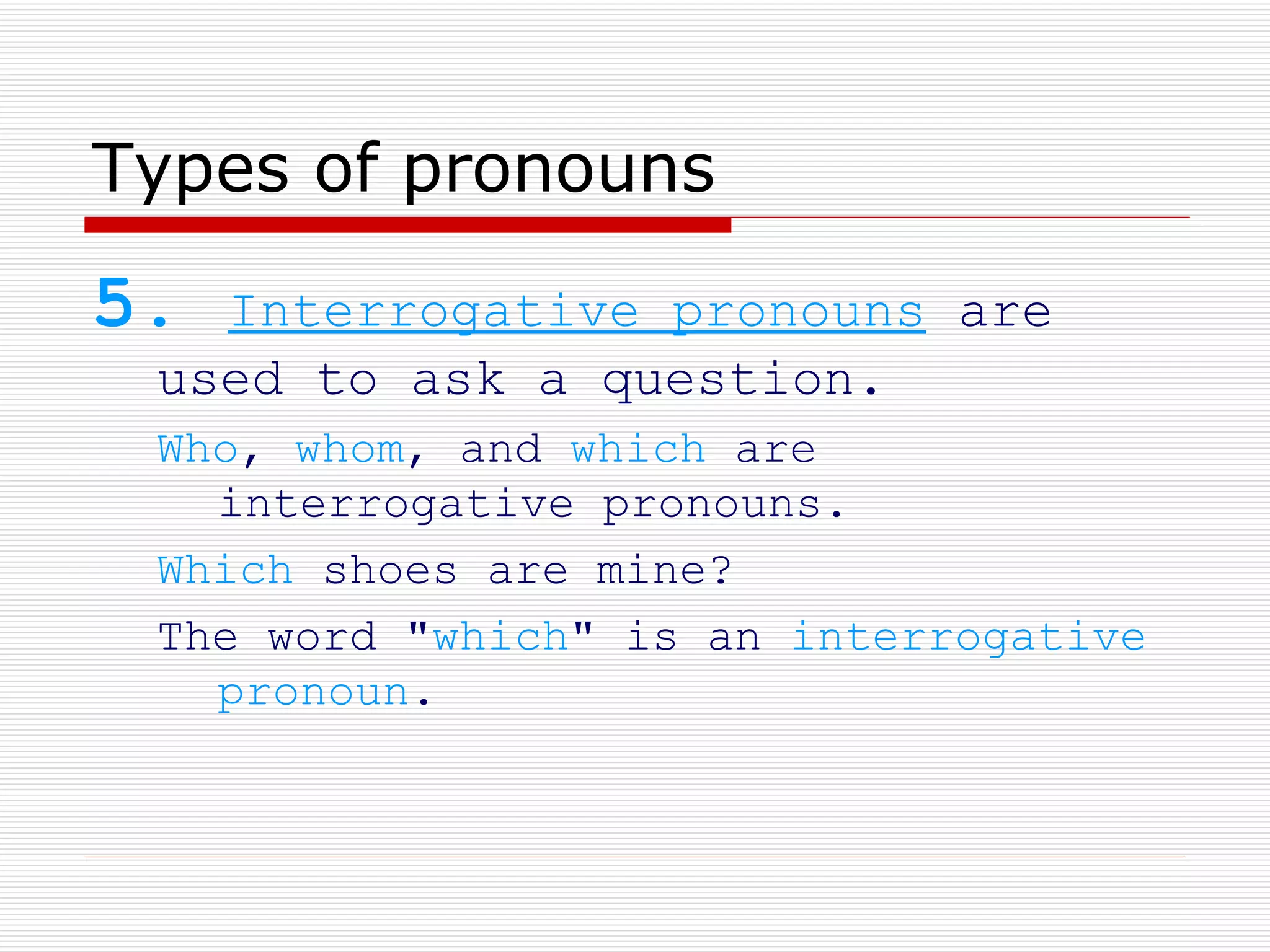 Pronouns and Nouns | PPT