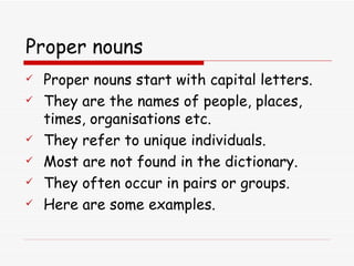 Pronouns and Nouns | PPT