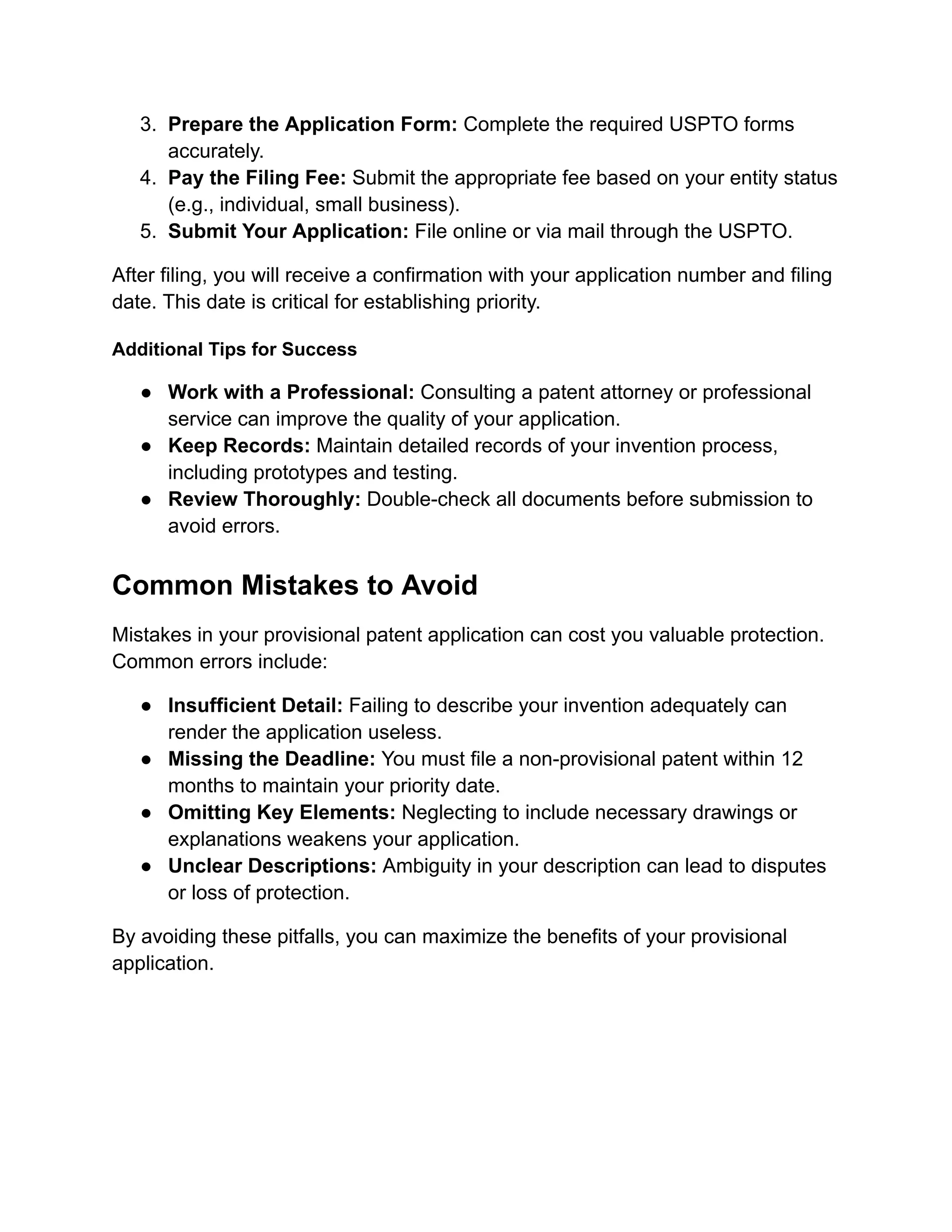 What is a Provisional Patent Application? A Simple Guide to the Process ...