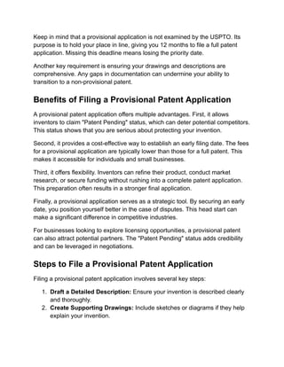 What is a Provisional Patent Application? A Simple Guide to the Process ...