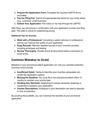 What is a Provisional Patent Application? A Simple Guide to the Process ...