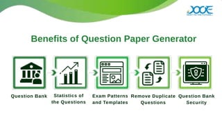 What is a Question Paper Generator Software? | PPT