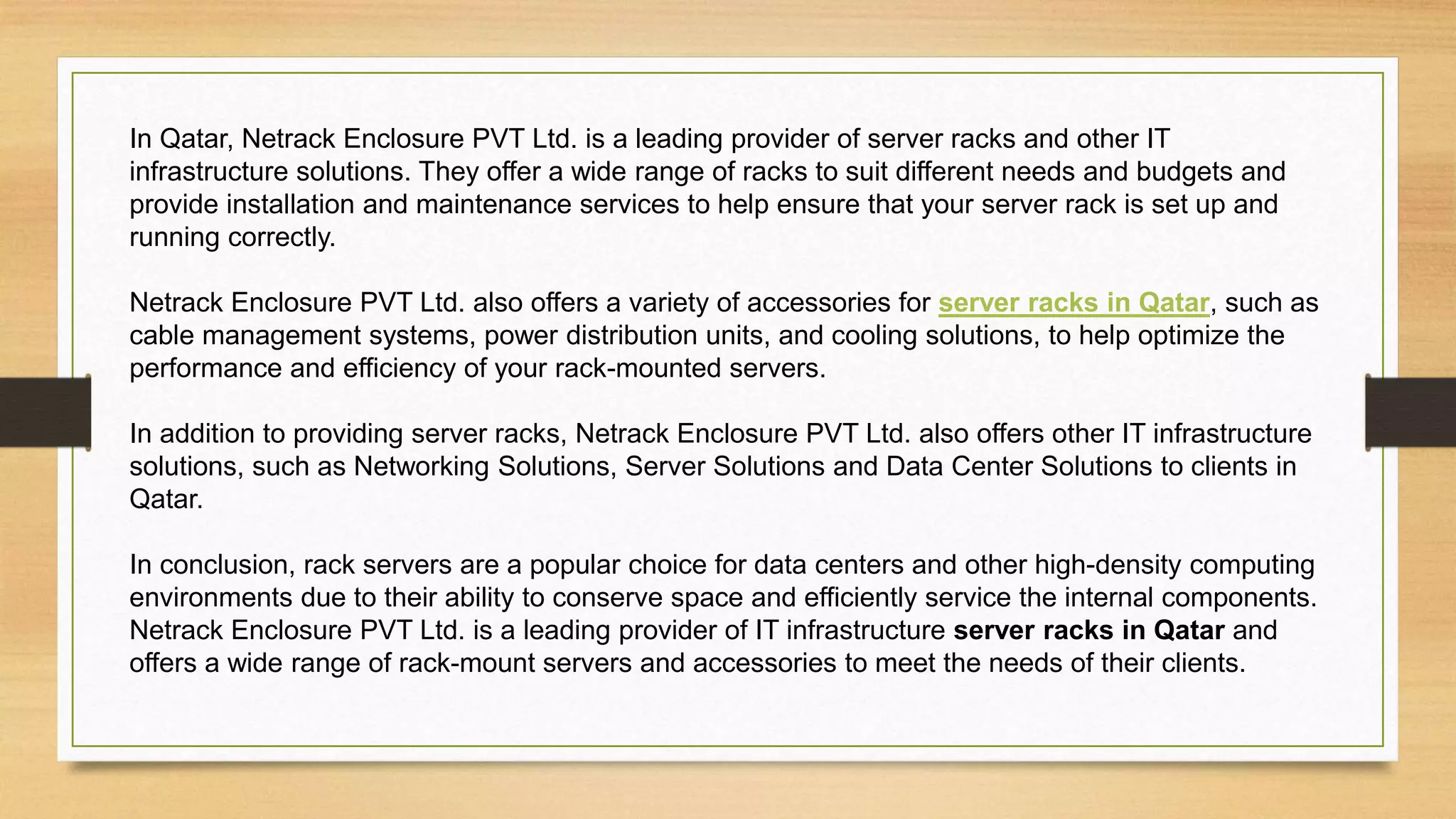 What is a rack server | PDF