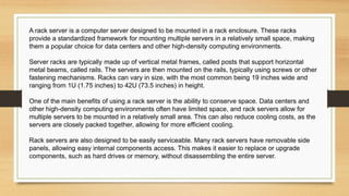 What is a rack server | PDF