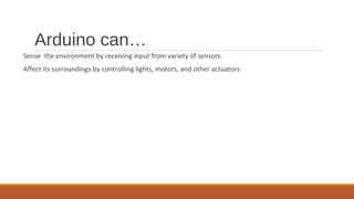 What is Arduino ? | PPS | Computer Peripherals | Computing