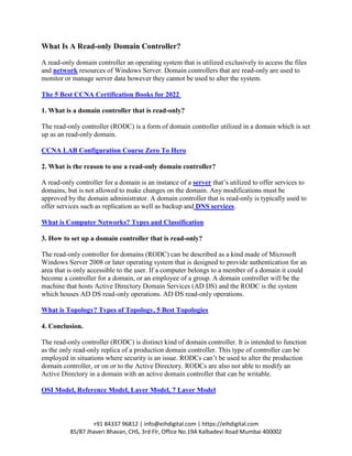 What Is A Read-only Domain Controller.pdf