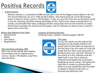 What is a record label | PPTX | Music | Entertainment