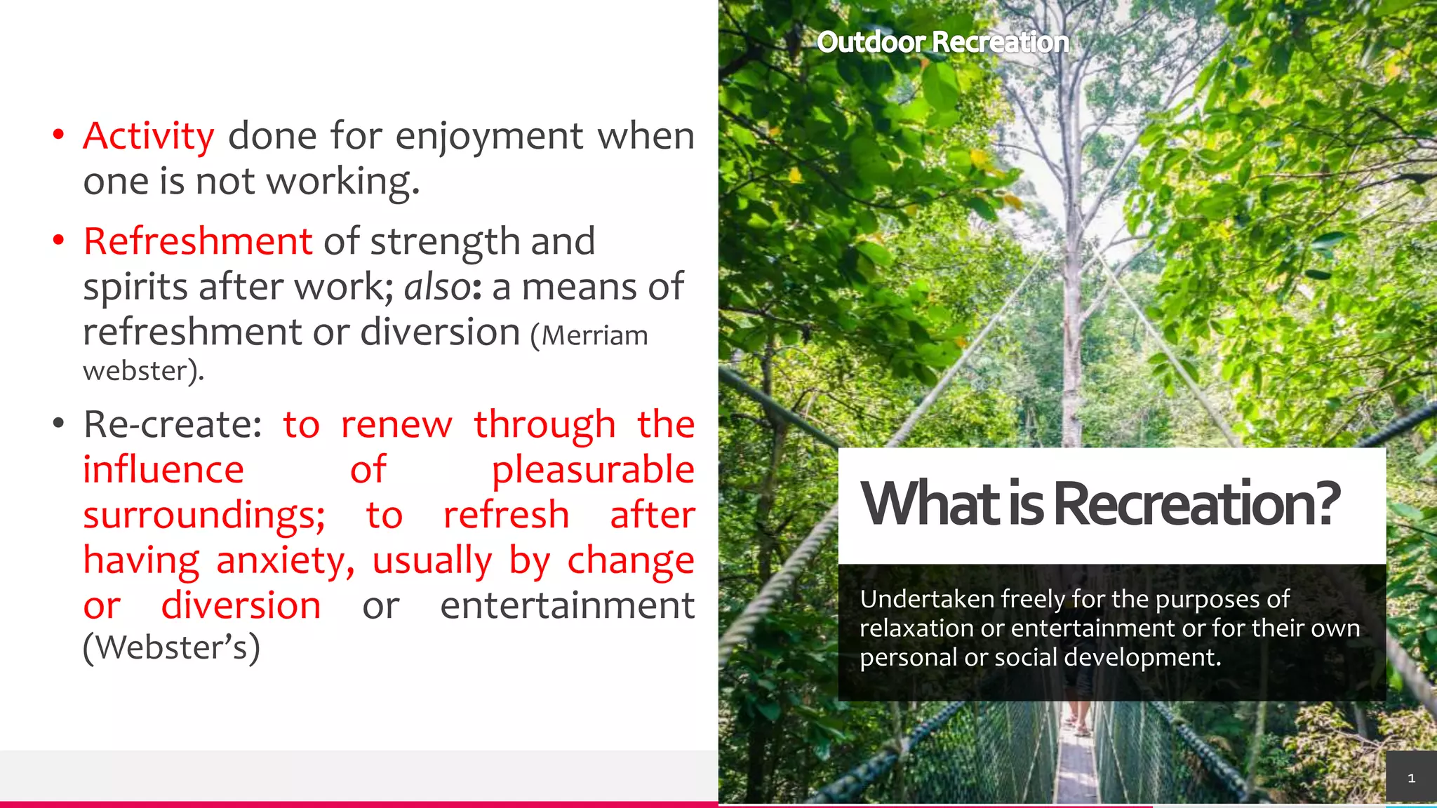 What is a recreation.pptx