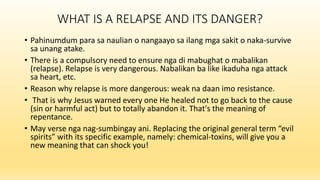 What is a Relapse and its Danger | PPT