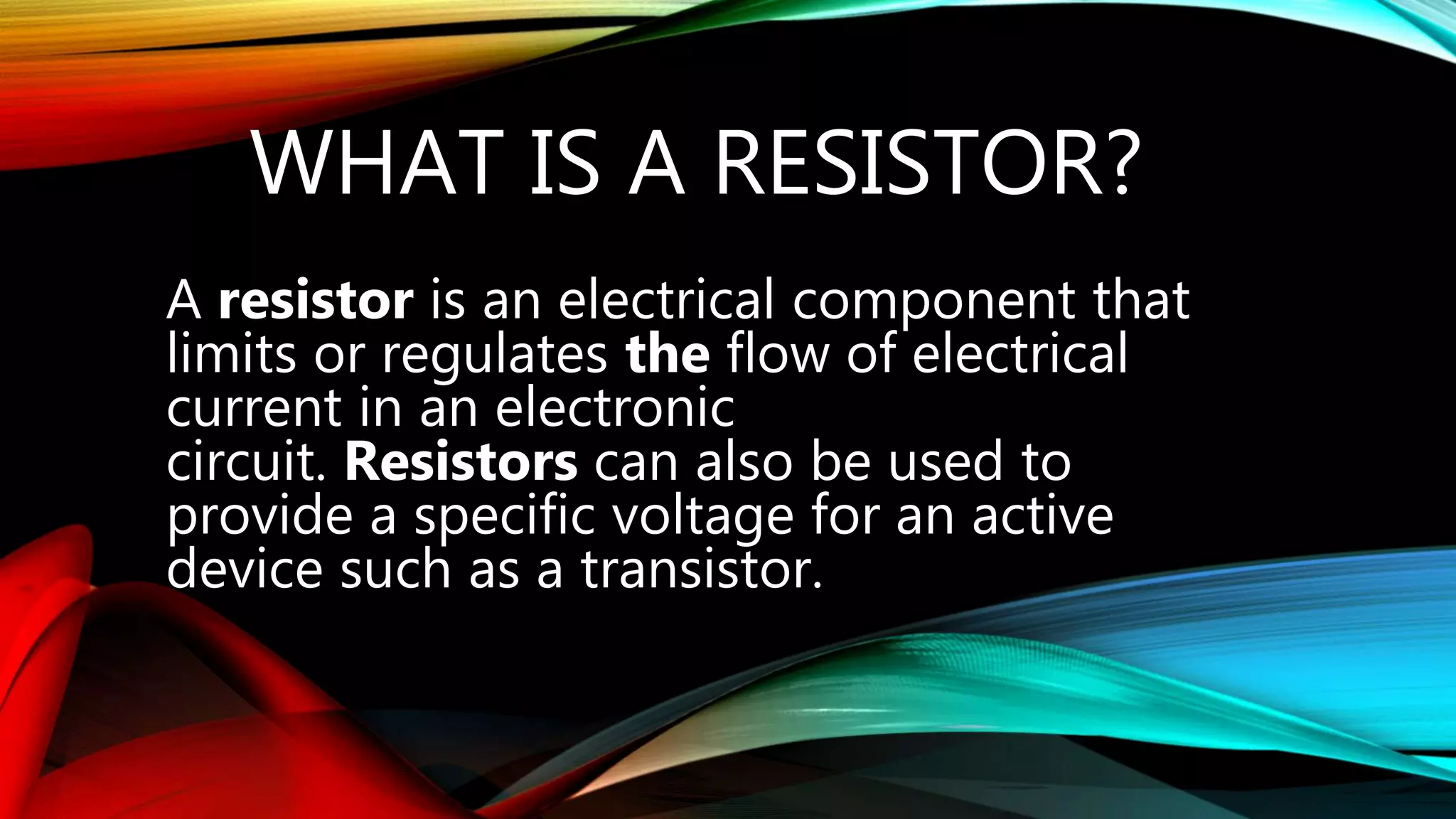 What is a resistor | PPT