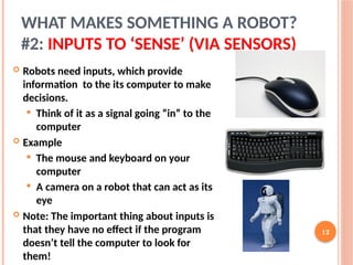 this is a presentation about what is a robot | PPTX