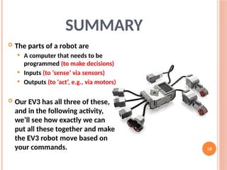 this is a presentation about what is a robot | PPTX