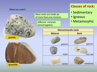 What is a rock | PPTX | Geology | Science