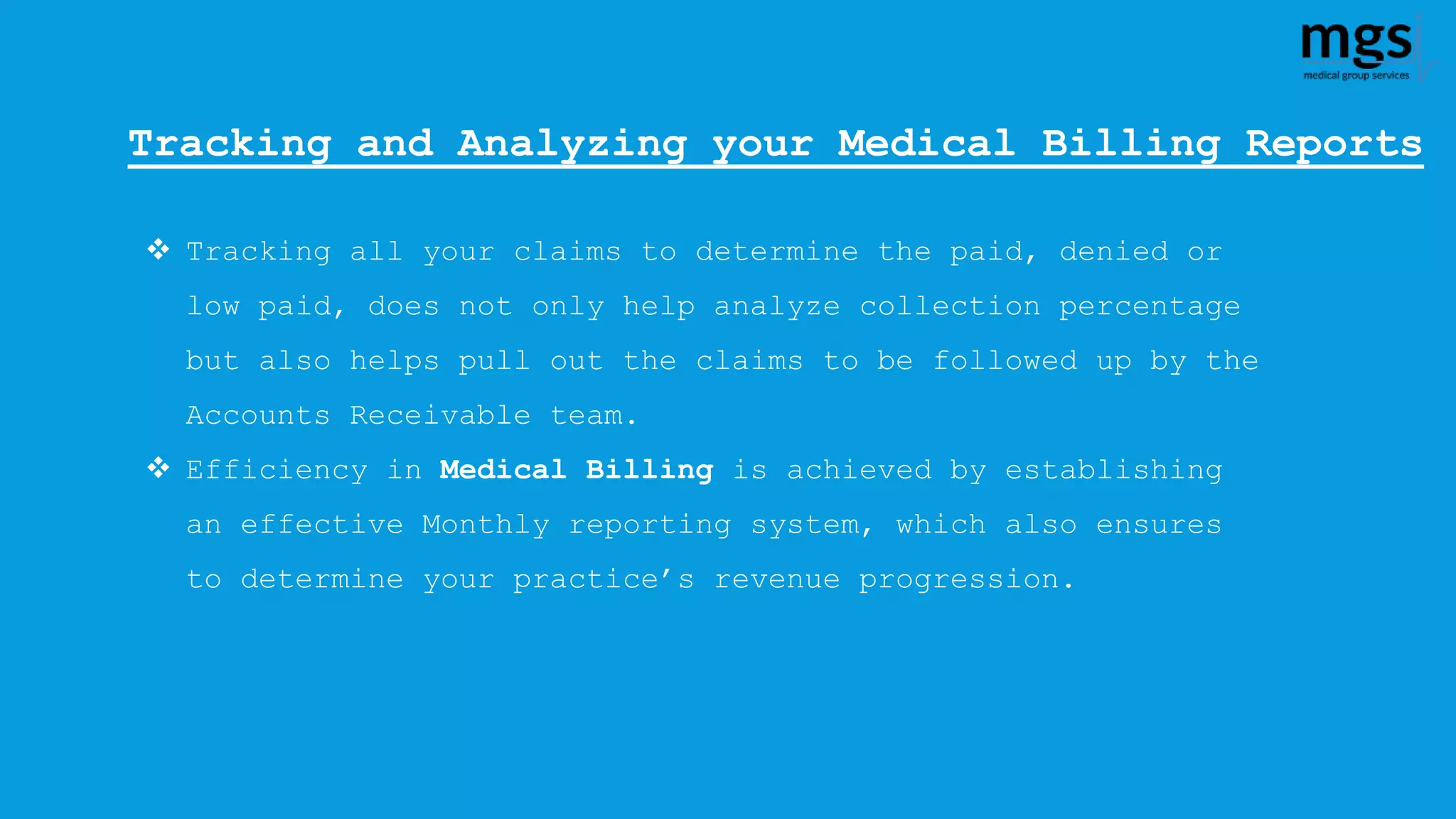 What Is AR Recovery In Medical Billing ? | PPTX