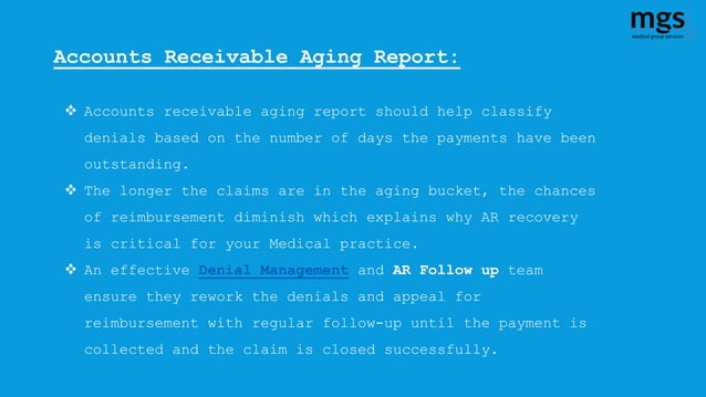 What Is AR Recovery In Medical Billing ? | PPT
