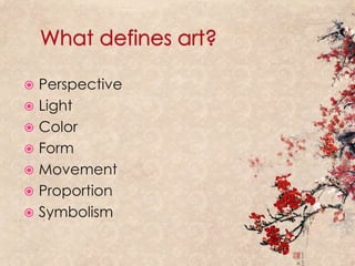 What is art? | PPTX