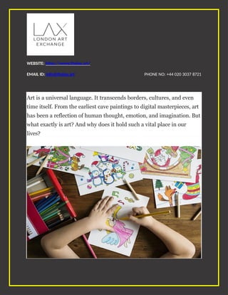 What is Art and Why is Art Important.pptx