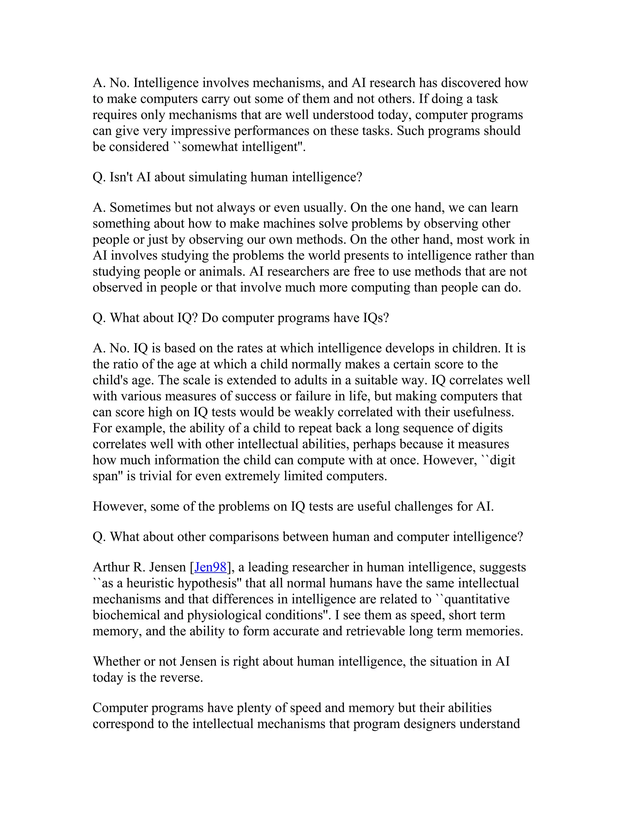 What is artificial intelligence | DOC