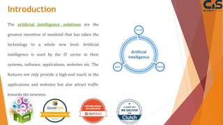 What is artificial intelligence? What are task domains in AI? | PPTX