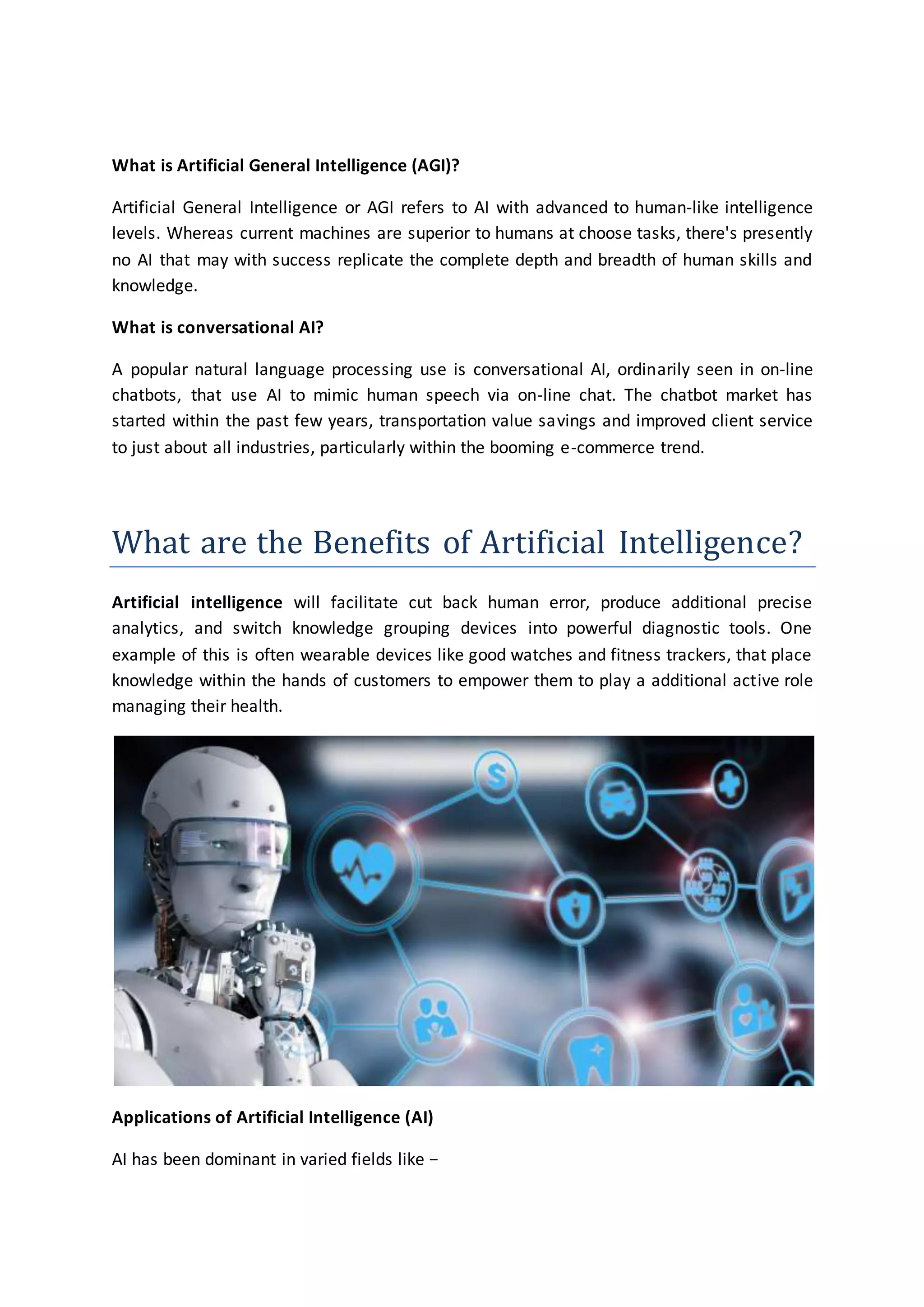 What is artificial intelligence | DOCX | Artificial Intelligence ...