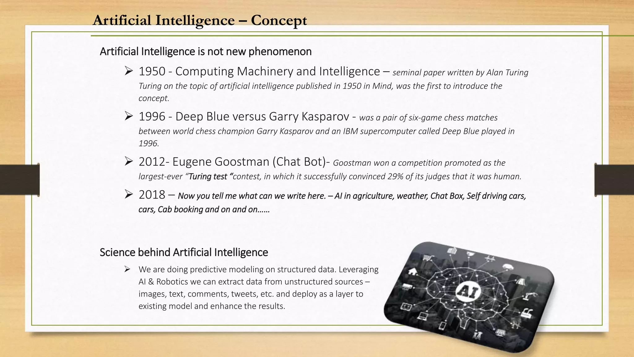 What is Artificial Intelligence - Beginners | PPT