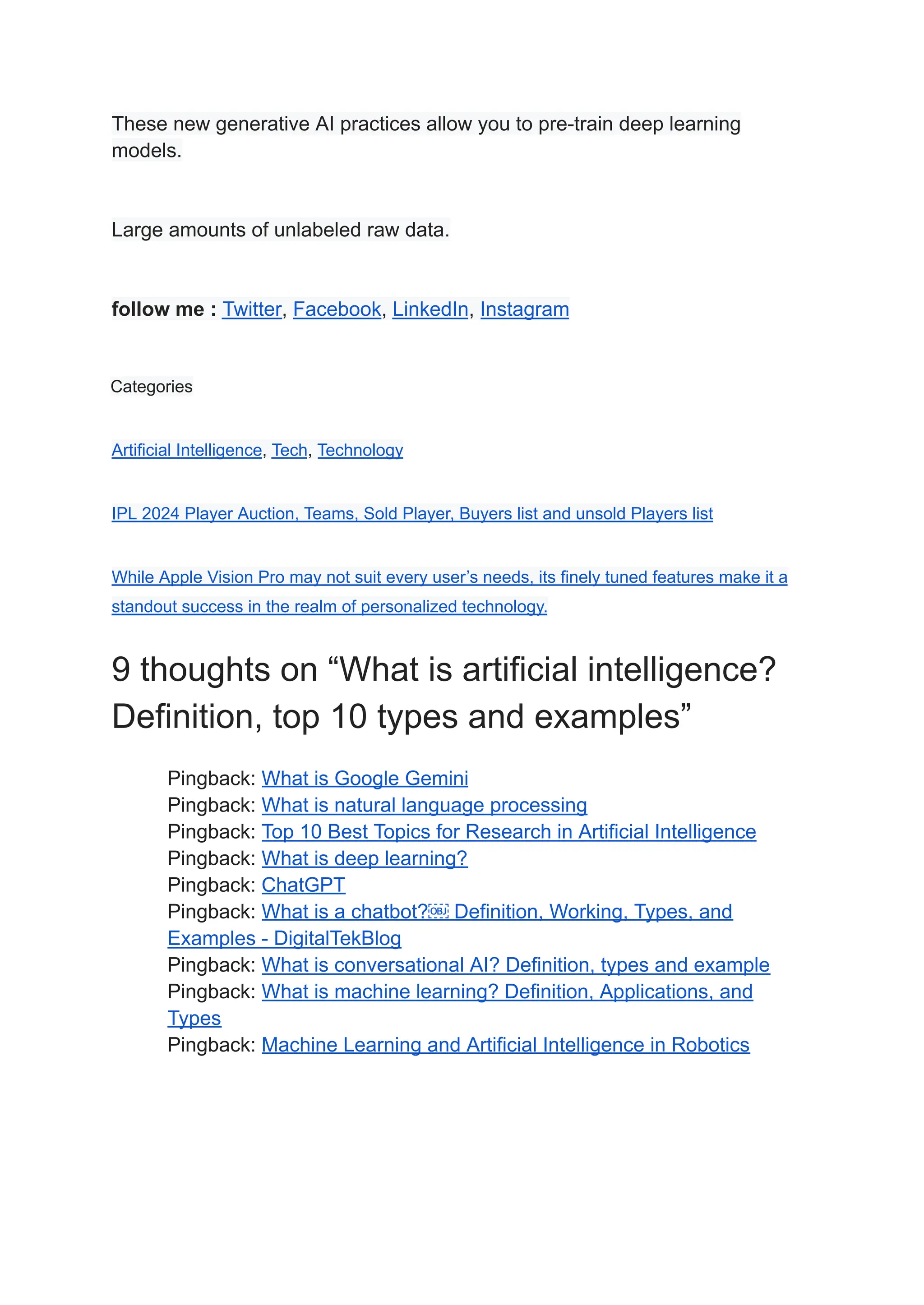 What is artificial intelligence Definition, top 10 types and examples ...