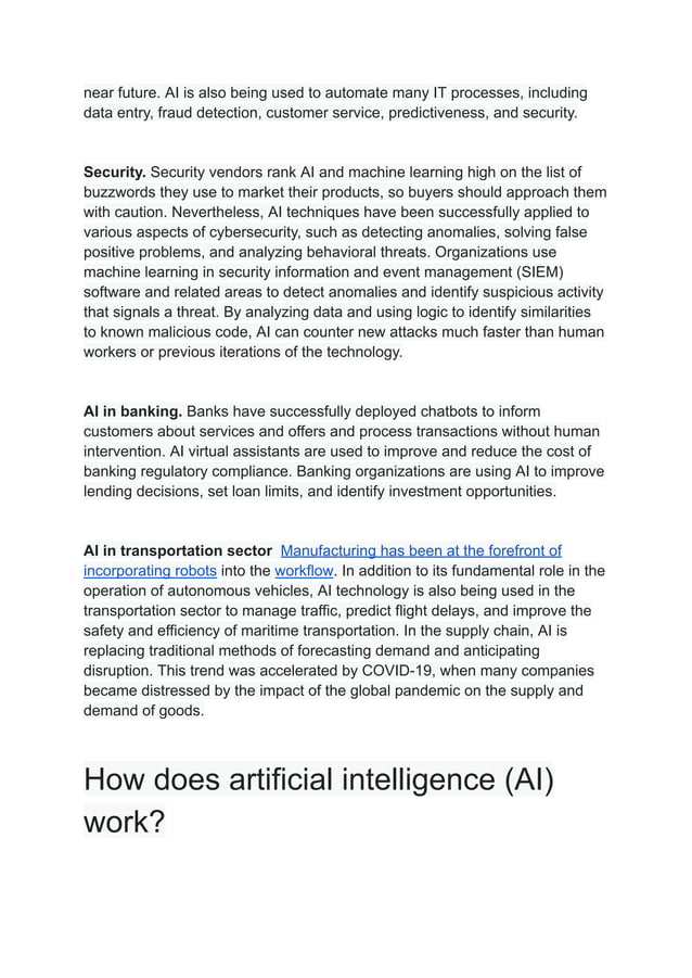 What is artificial intelligence Definition, top 10 types and examples ...