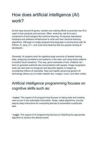 What is artificial intelligence Definition, top 10 types and examples ...