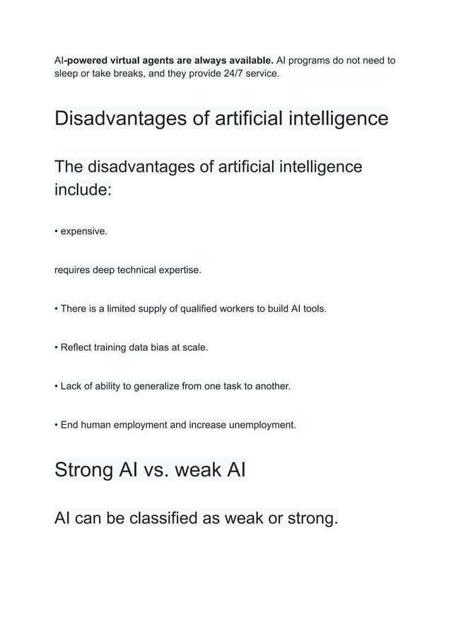 What is artificial intelligence Definition, top 10 types and examples ...