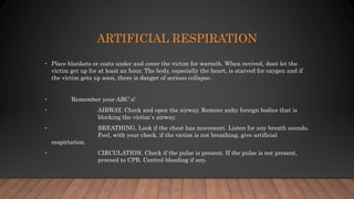 What is artificial respiration | PPTX