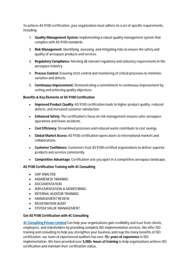 What is AS 9100 Certification and Why is it Important..pdf