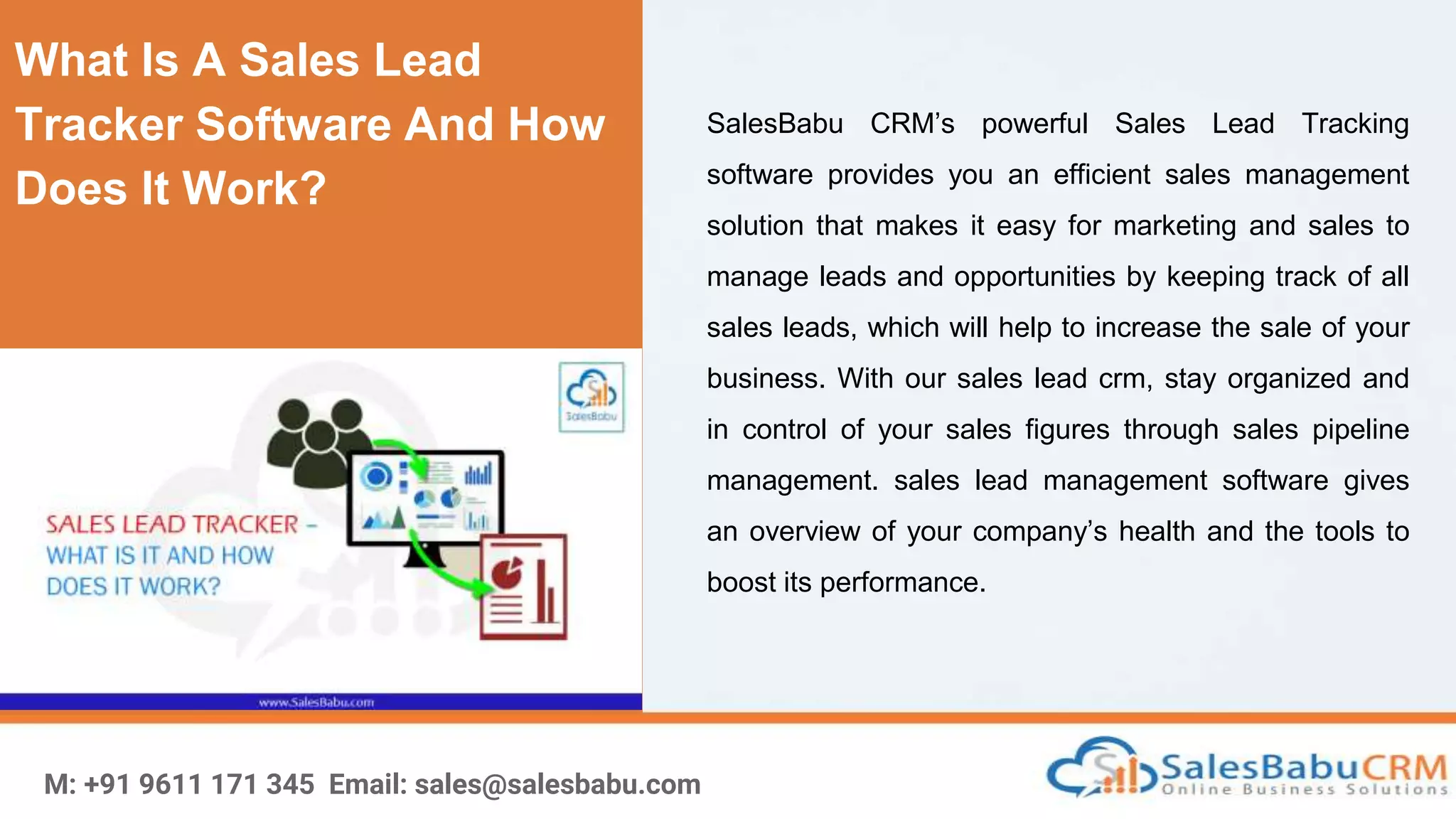 What is a sales lead tracker software and how does it work | PPTX ...