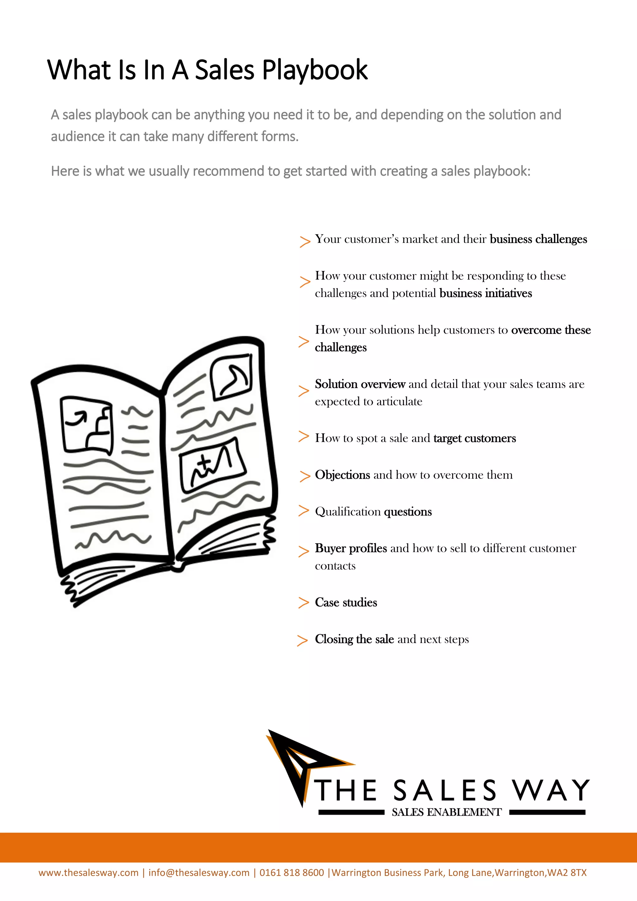 What Is A Sales Playbook? | PDF