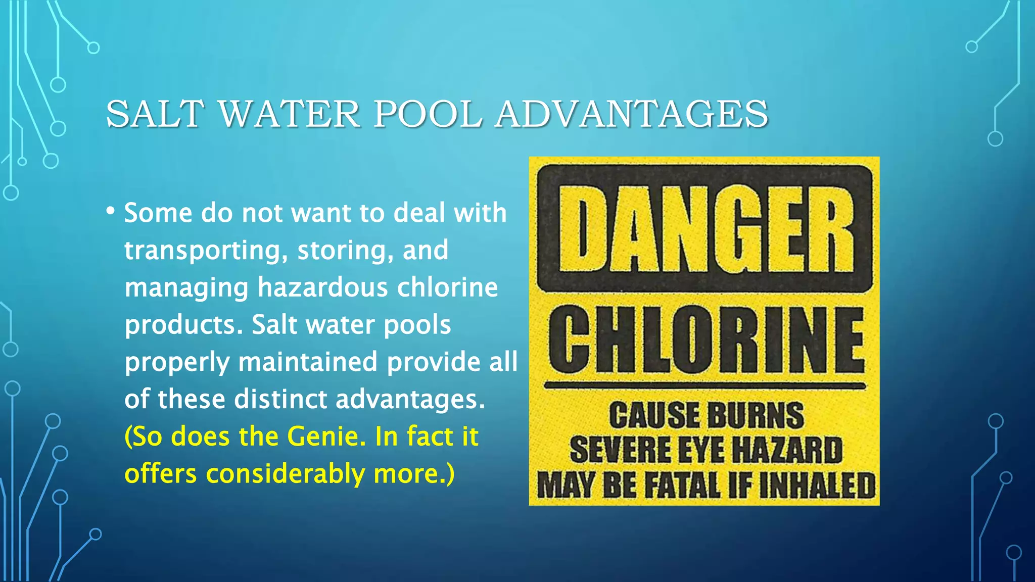Salt Water Pool - Is it just a Fad? | PPTX