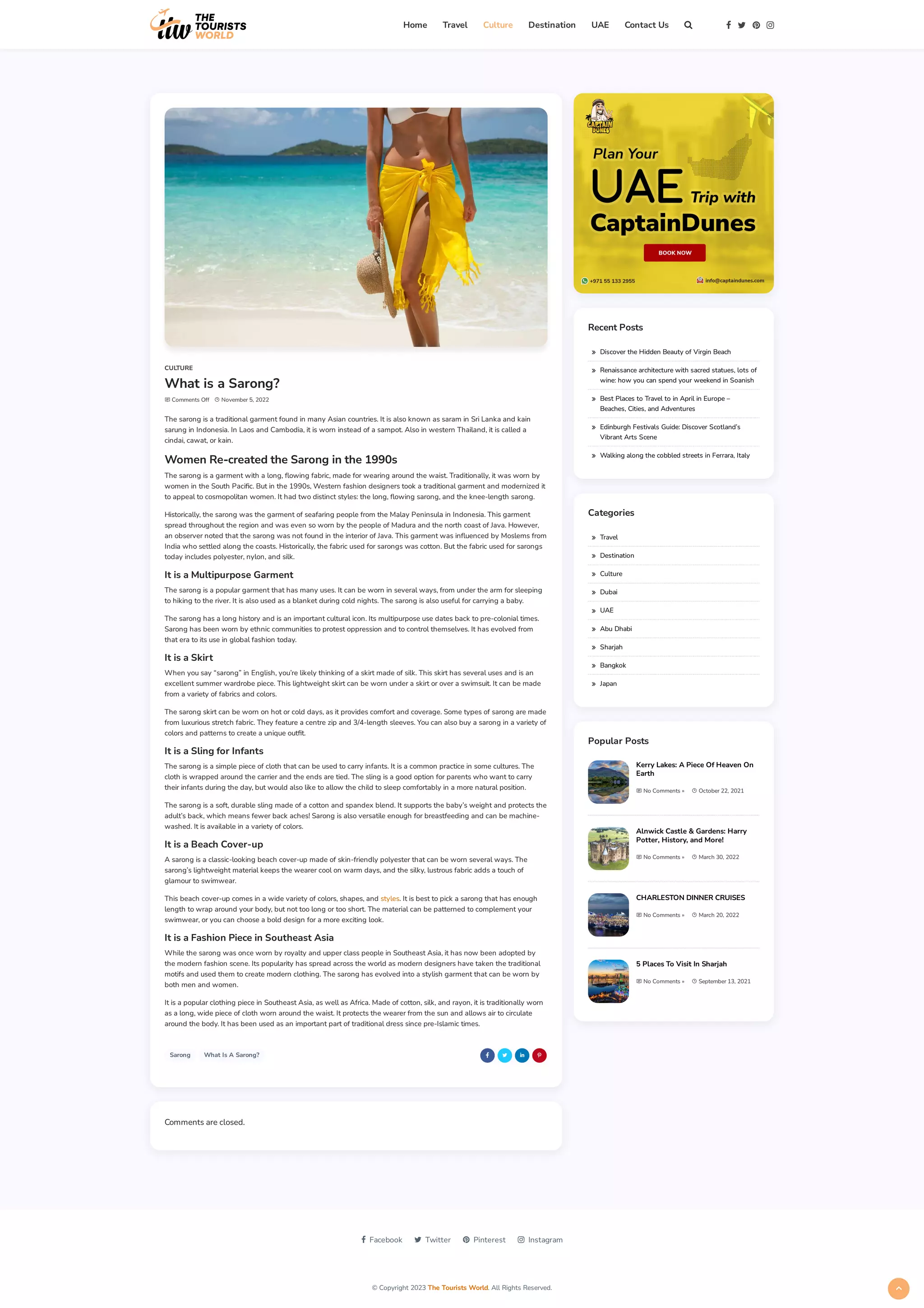 what is a sarong | PDF
